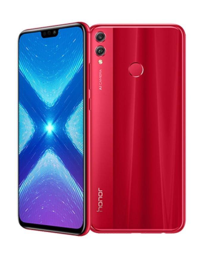 سعر Honor 8C 64GB Phone - Red في الكويت - اكسايت الغانم