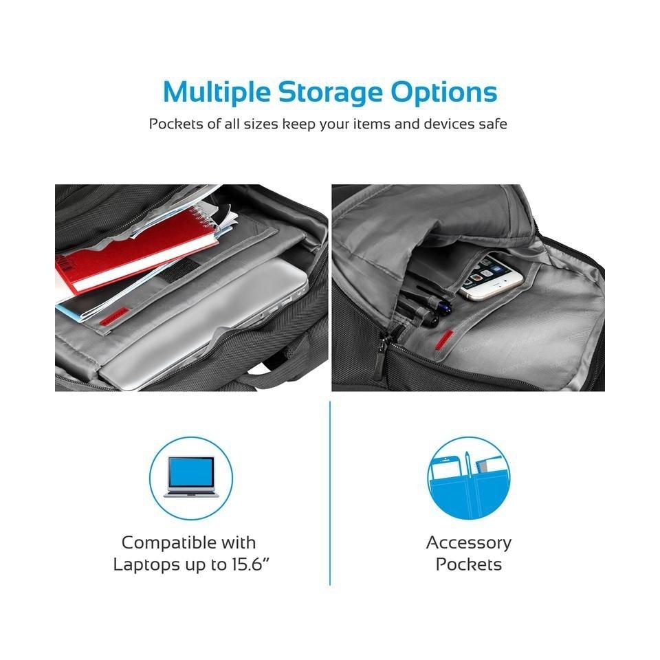 Promate Vertex BackPack For 15.6-inch Laptop - Black Price in Kuwait ...