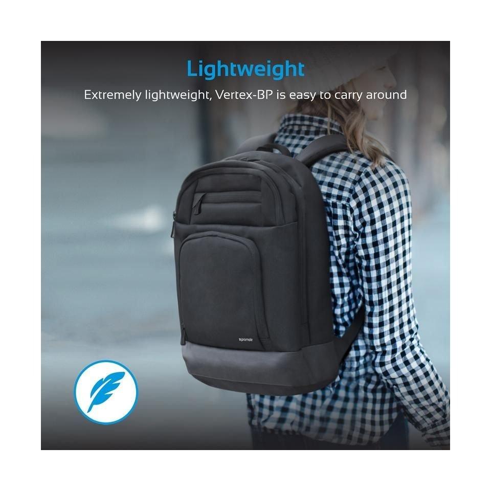 Promate Vertex BackPack For 15.6-inch Laptop - Black Price in Kuwait ...