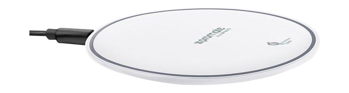Promate UltraFast Wireless Charger with LED Light - White Price in ...