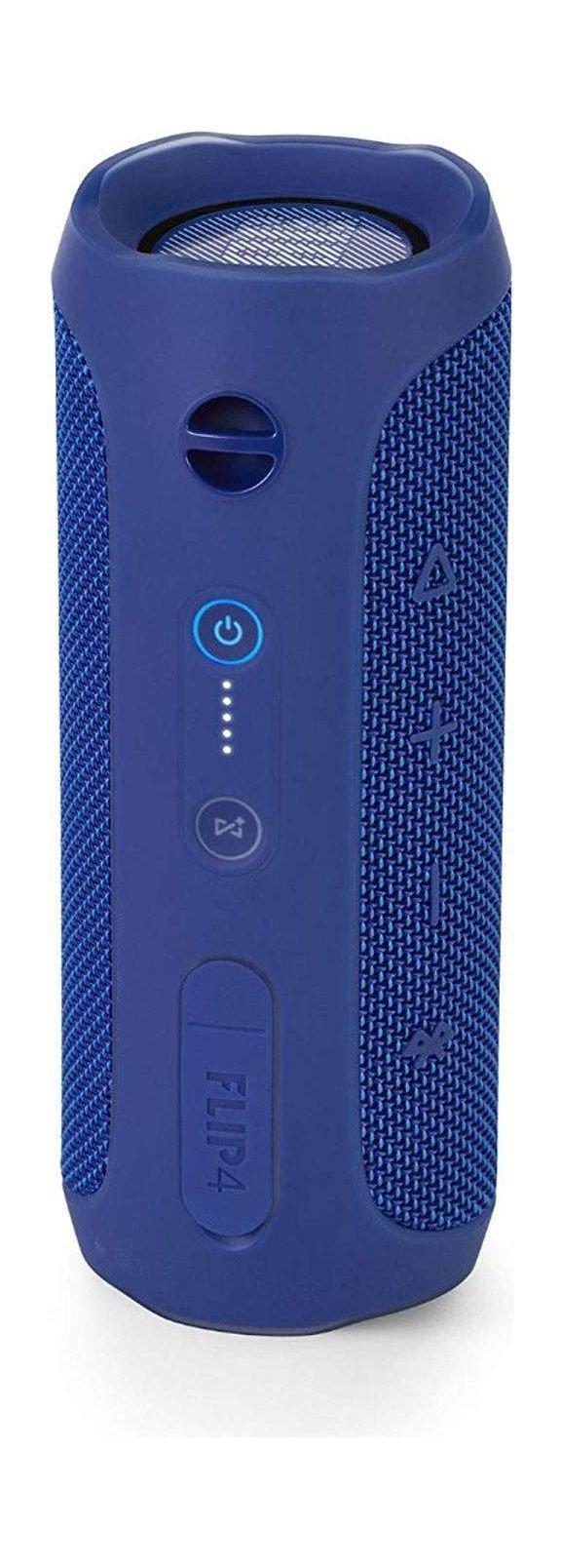 JBL Flip 4 Wireless Bluetooth Speaker Blue + JBL T110BT Earphone Blue ...