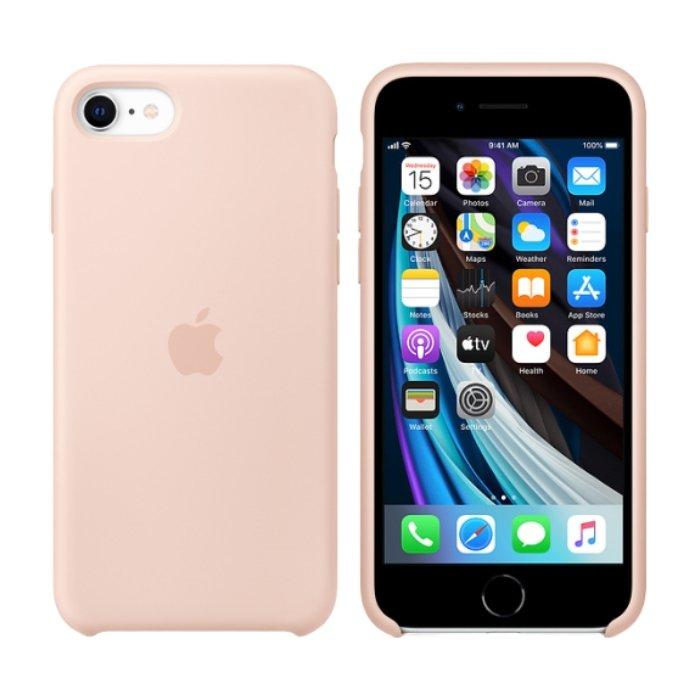 Apple iPhone SE Silicone Case - Pink Price in Kuwait - Xcite