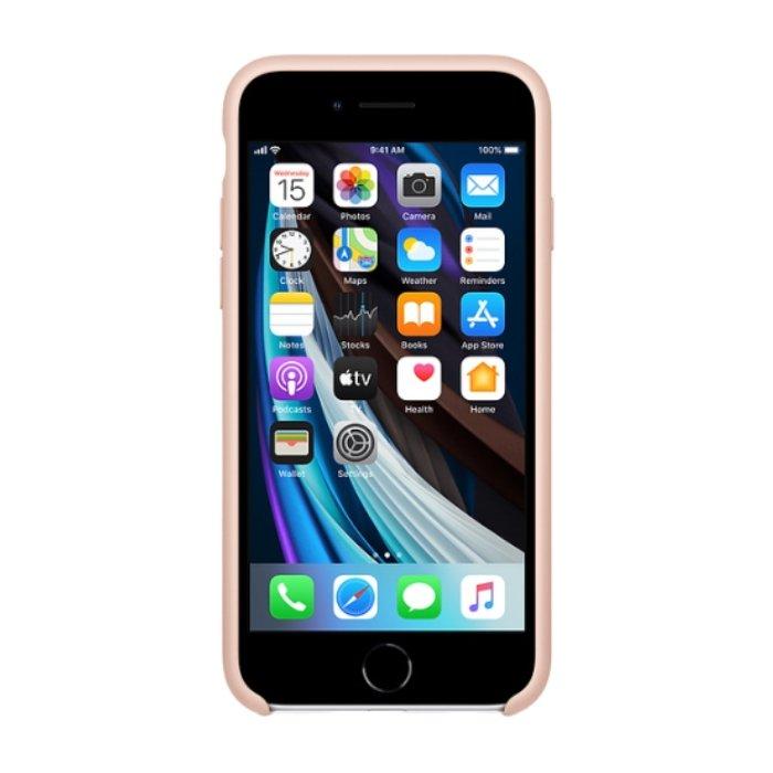 Apple iPhone SE Silicone Case - Pink Price in Kuwait - Xcite