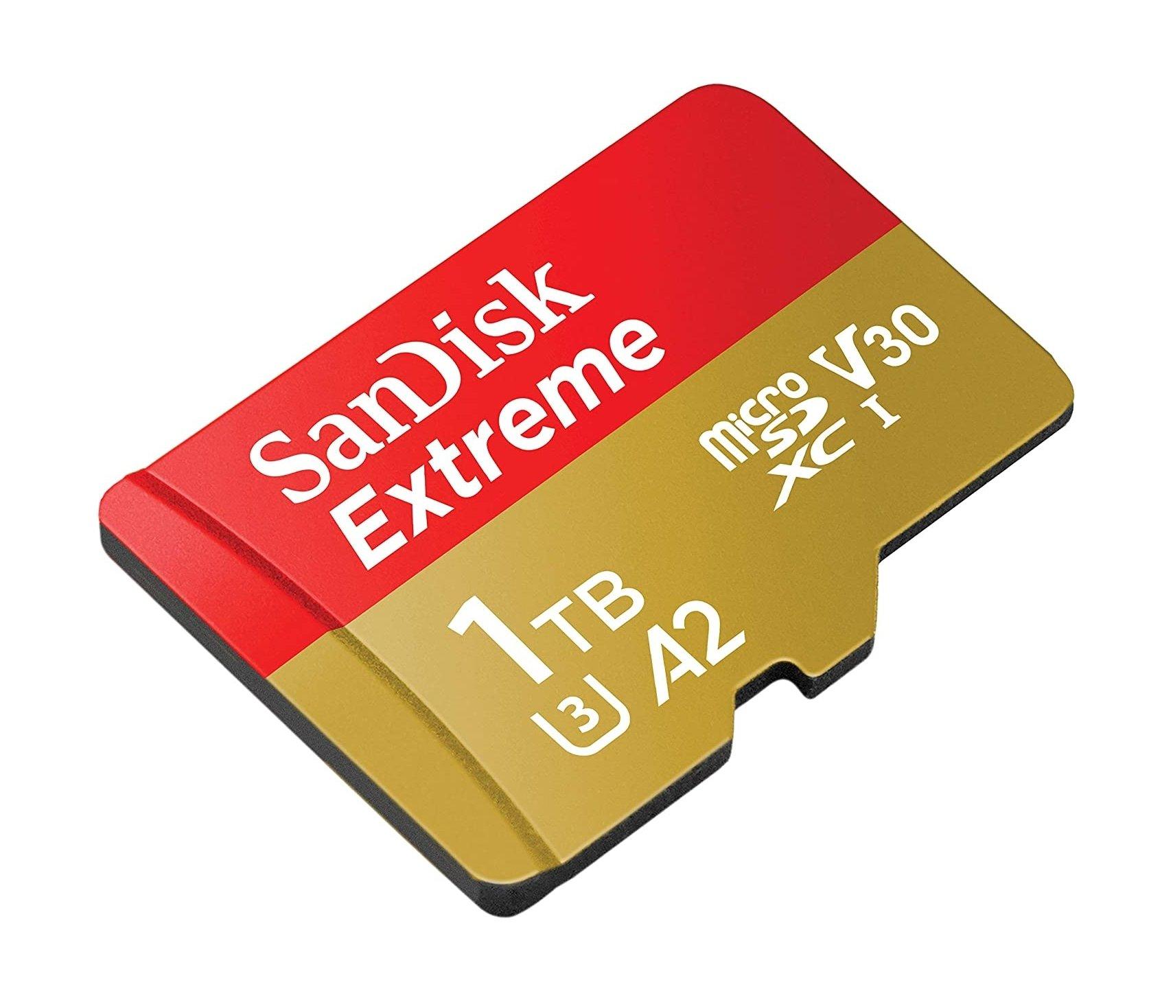 SanDisk Extreme 1TB microSDXC Memory Card | Xcite KSA
