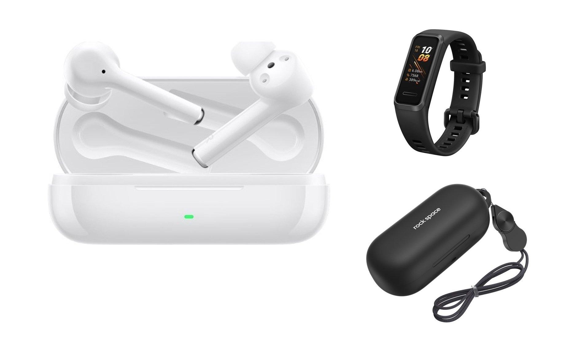 سعر Pre-Order: Huawei Free Buds 3i - White في الكويت - اكسايت