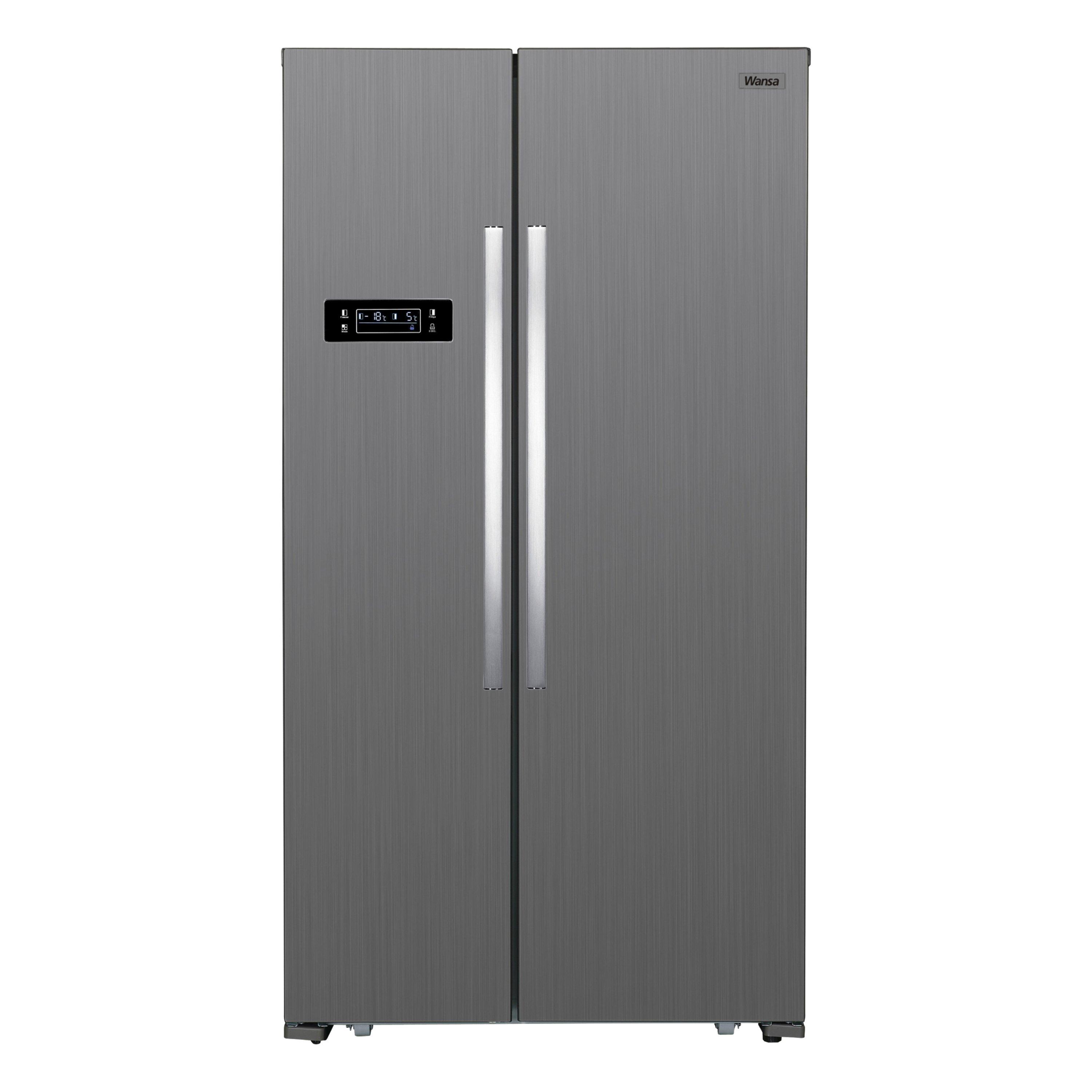 سعر Wansa 18 Cft Side By Side Refrigerator (WRSG-563-NFIC82) - Inox في ...