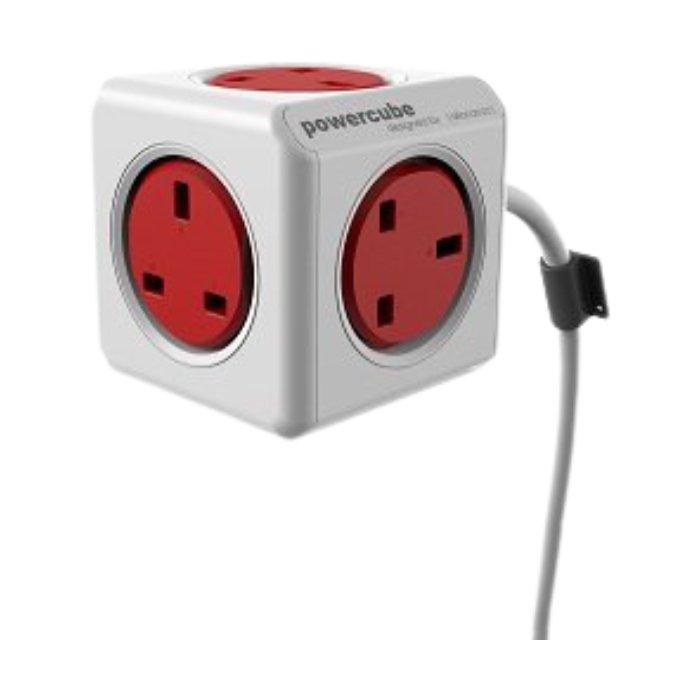 PowerCube Extended 3m cable UK - Red Price in Kuwait - Xcite
