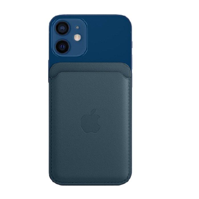 Apple iPhone Magsafe Leather Blue Wallet in Kuwait | Buy Online – Xcite