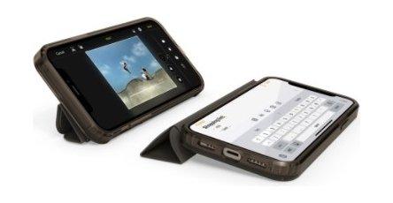 Pipetto iPhone 12 Mini Origami Folio Case (2020) - Black | Xcite KSA