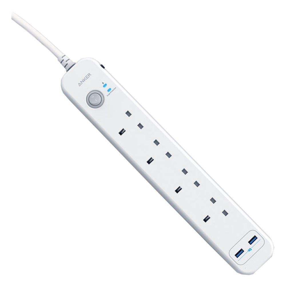 Anker PowerExtend 6-in-1 USB PowerStrip Extension White Price | Shop ...