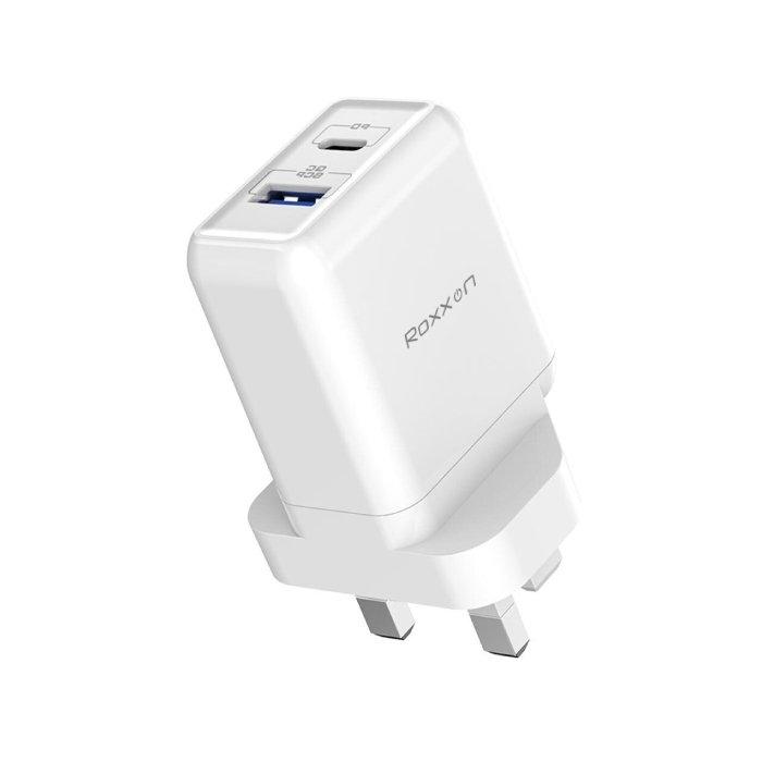 Roxxon 18W PD + QC Charger (UK Plug) | xcite KSA
