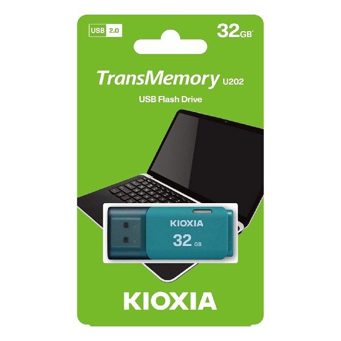 Kioxia TransMemory Flash Drive - 32GB Blue Price in Kuwait - Xcite