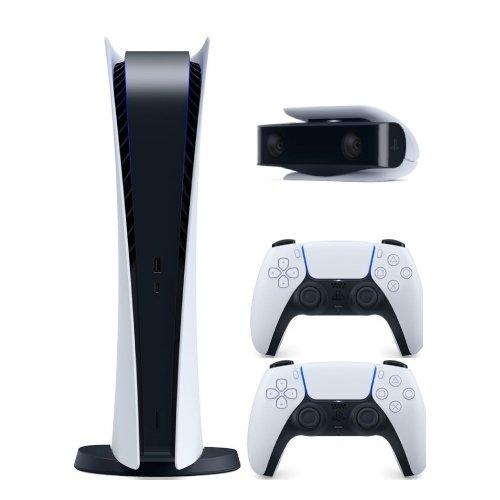 Sony PlayStation 5 Digital Edition Console + DualSense 5 Wireless ...