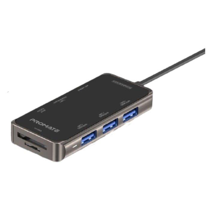 Promate Ultra-Compact USB-C Hub | Xcite KSA