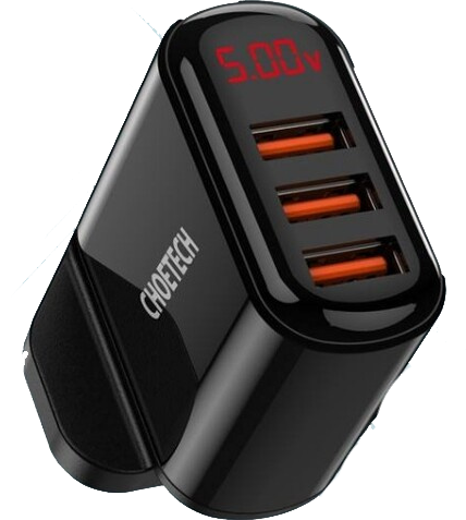Choetech 3 USB-A Ports Wall Charger | Xcite KSA