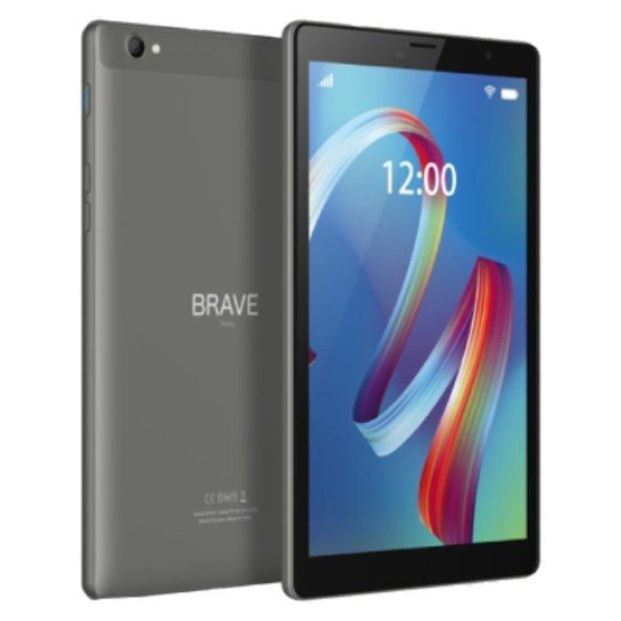 Brave 8-inch Tablet + Case + Earphones Grey | Xcite KSA