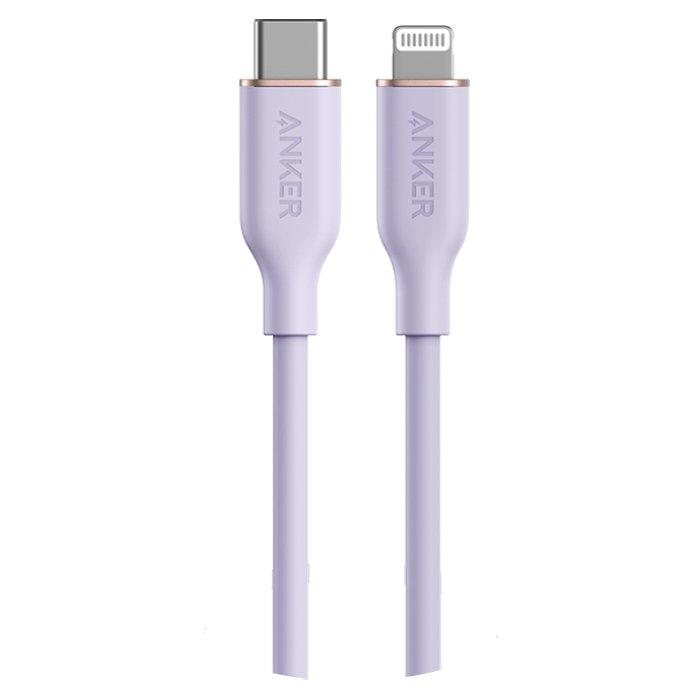 Anker Flow USB-C to Lightning Cable Purple | Xcite Kuwait