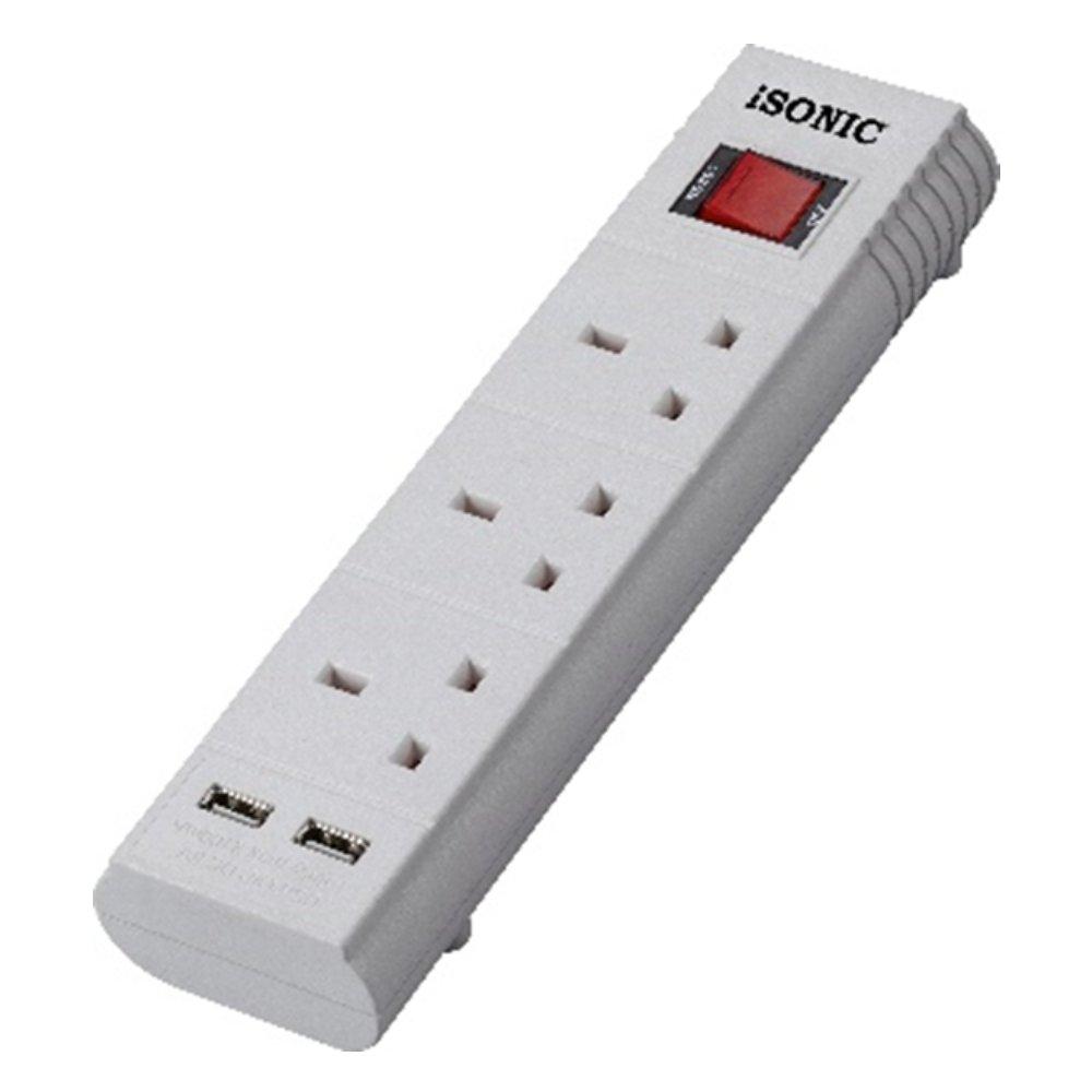 Isonic 3 Way Extension Wire (SU263USB) Price in Kuwait - Xcite