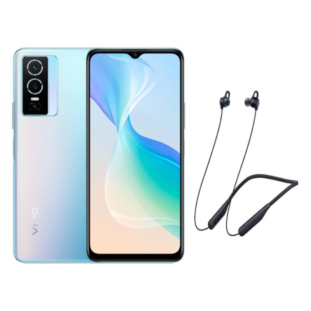 Pre-Order: Vivo Y76 128GB Phone - Blue Price in Kuwait - Xcite