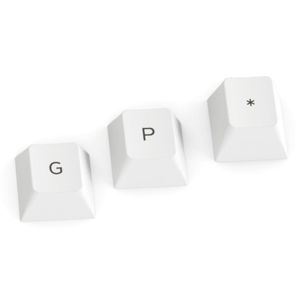 Glorious PBT 114 Keycaps - White | Xcite Kuwait