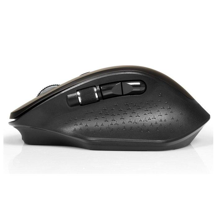Port Wireless Rechargeable Office Mouse – Black | Xcite