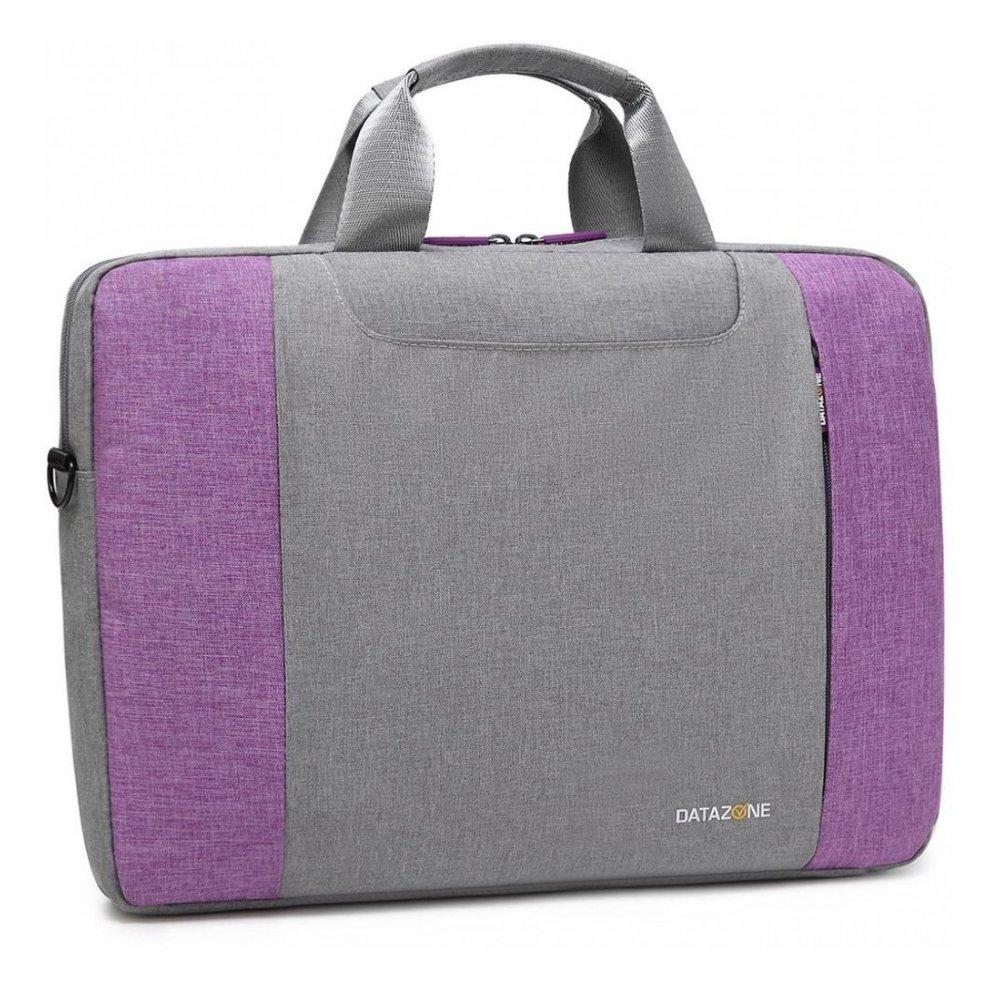Datazone Shoulder Bag 15.6-inch Laptop Grey/Purple Price | Shop Online ...