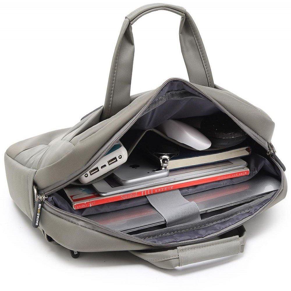 Datazone Shoulder Bag 15.6-inch Laptop Grey Price | Shop Online - Xcite KSA