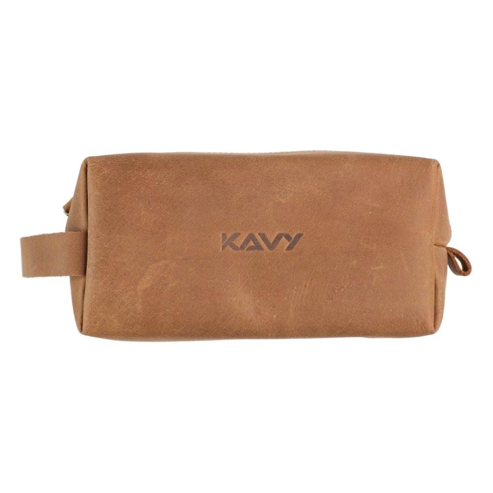 Kavy Leather Pouch Bag - Brown Price in Kuwait | Shop Online - Xcite