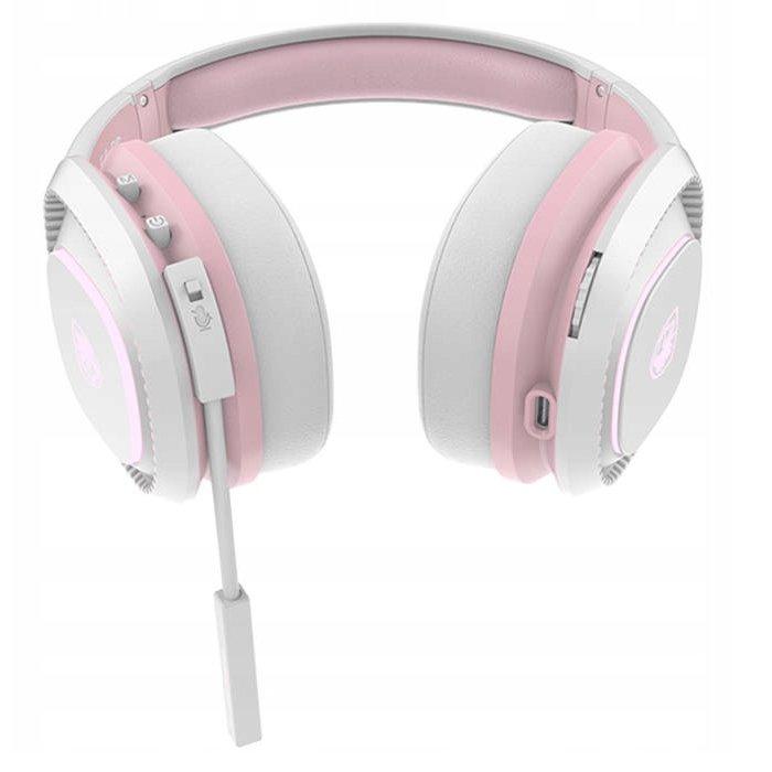 Sades Wireless Gaming Headset, SA-203 - Pink| Xcite Kuwait