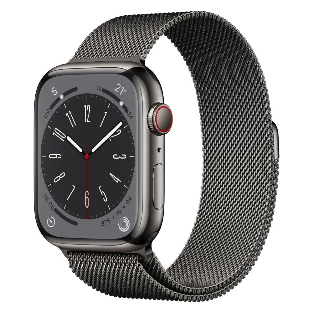 Pre Order Apple Watch S8 Cellular 45mm - Graphite Milanese Loop Price ...
