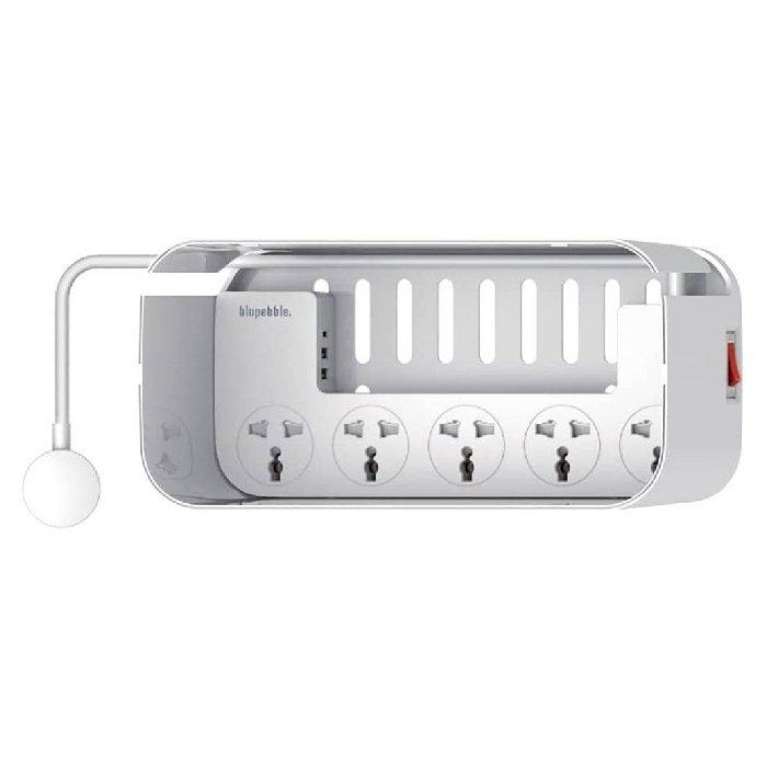 Blupebble Power Box Cable Management BP-CMBOX5P-WH| Xcite