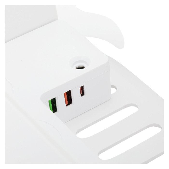 Blupebble Power Box Cable Management BP-CMBOX5P-WH| Xcite