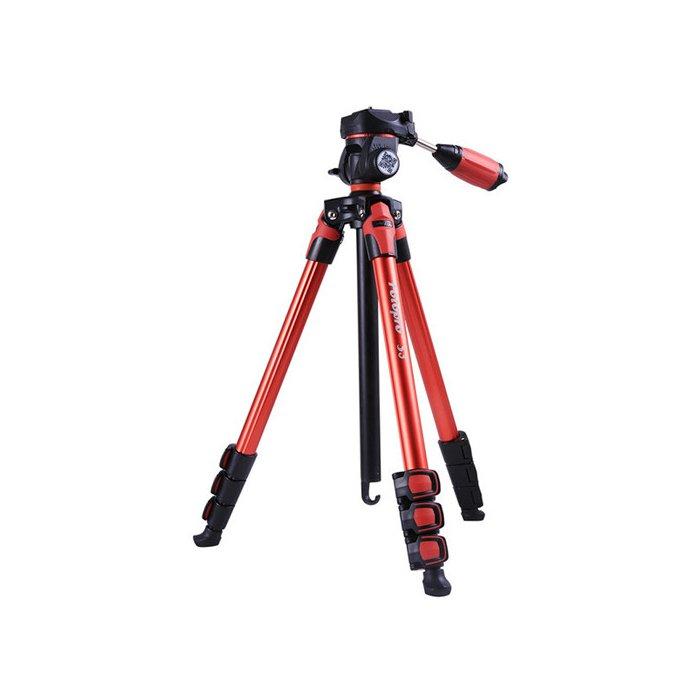 Fotopro S3 Digital Tripod, S3 RED - Red| Xcite Kuwait