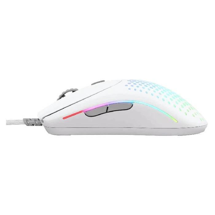 Glorious Model O2 Wired RGB Gaming Mouse Matte White| Xcite