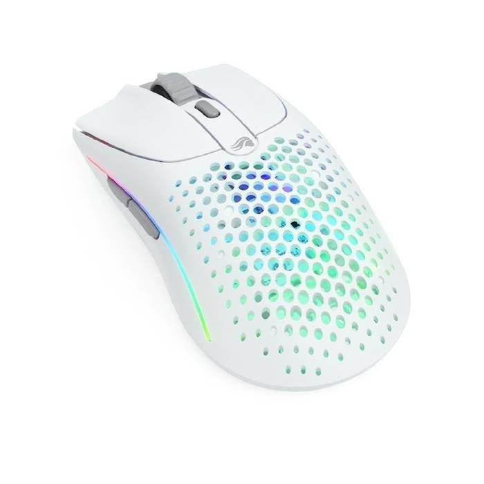Glorious Model O2 Wireless RGB Gaming Mouse White| Xcite