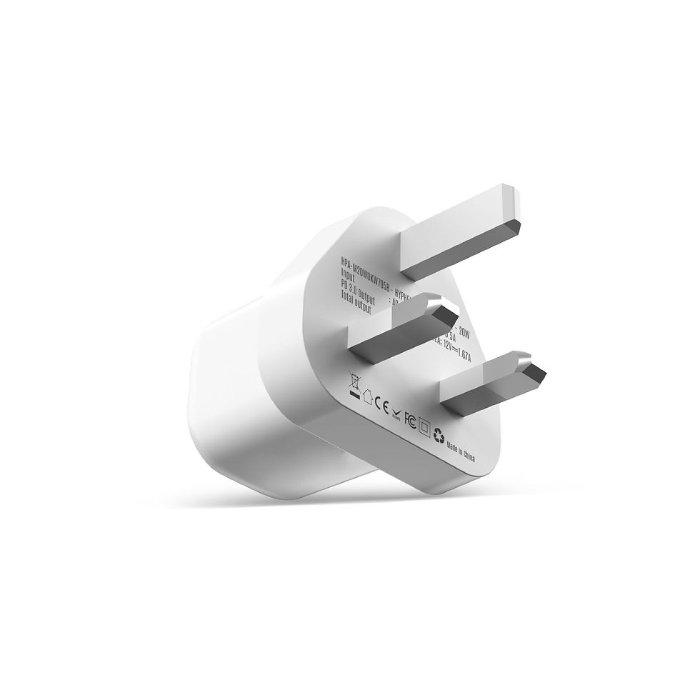 Hyphen Mini PD Adaptor, 20W, UK Plug, HPA-M20WUKW7958| Xcite