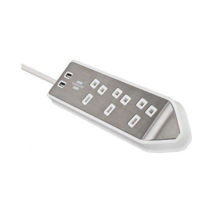 BRENNENSTUHL 3 Sockets Power Extension, 2M| Xcite Kuwait