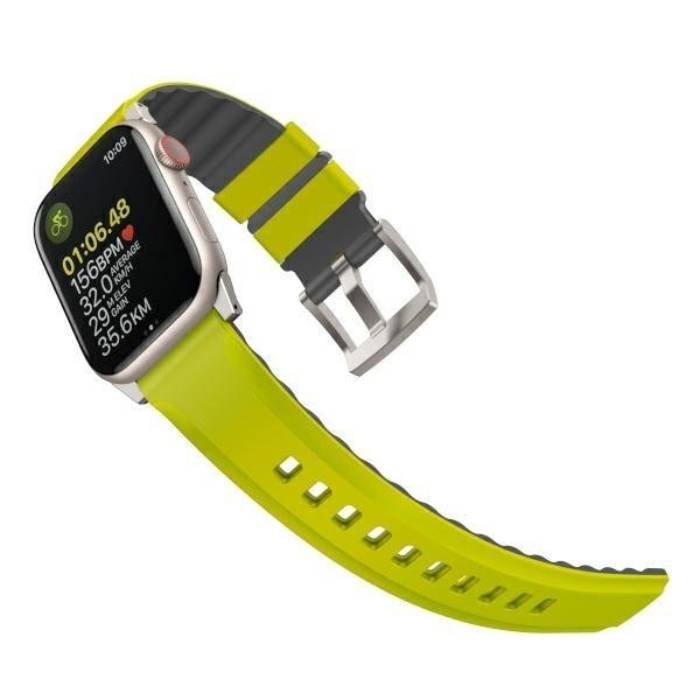 Uniq Linus Apple Watch Silicon Strap, 49/45/44/42 mm| Xcite