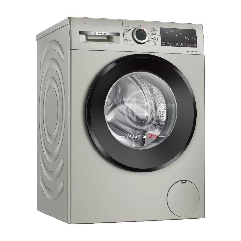 BOSCH Series 4 Front Load Washing Machine 9Kg Silver| Xcite