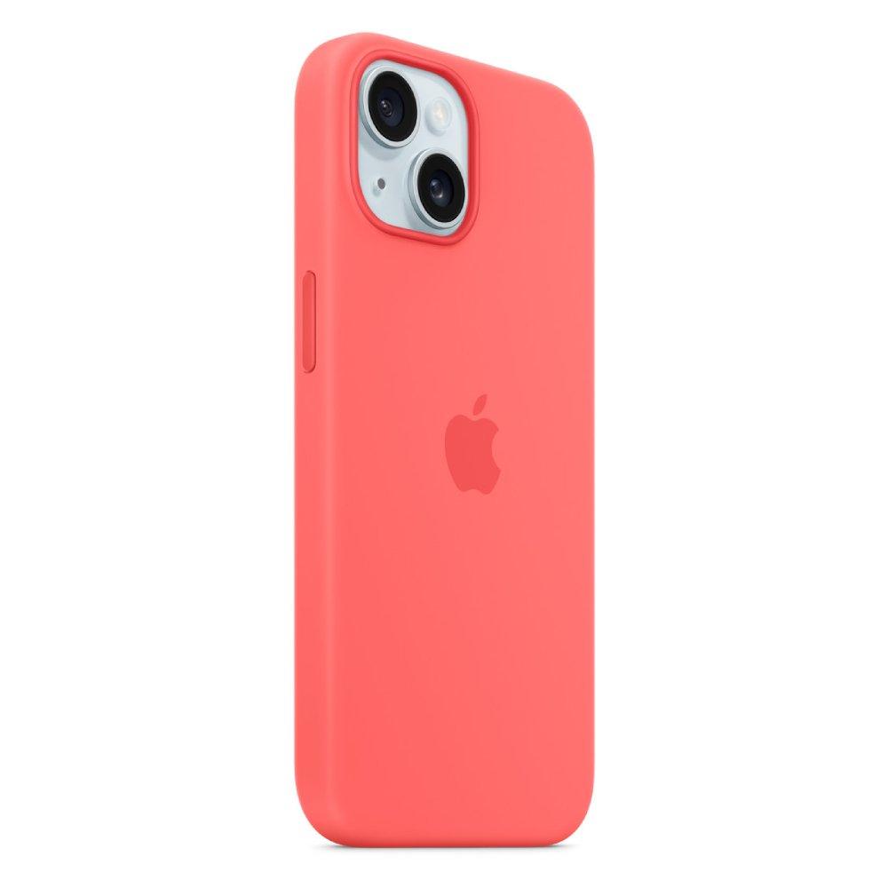 iPhone 15 Guava Silicone Case with MagSafe
