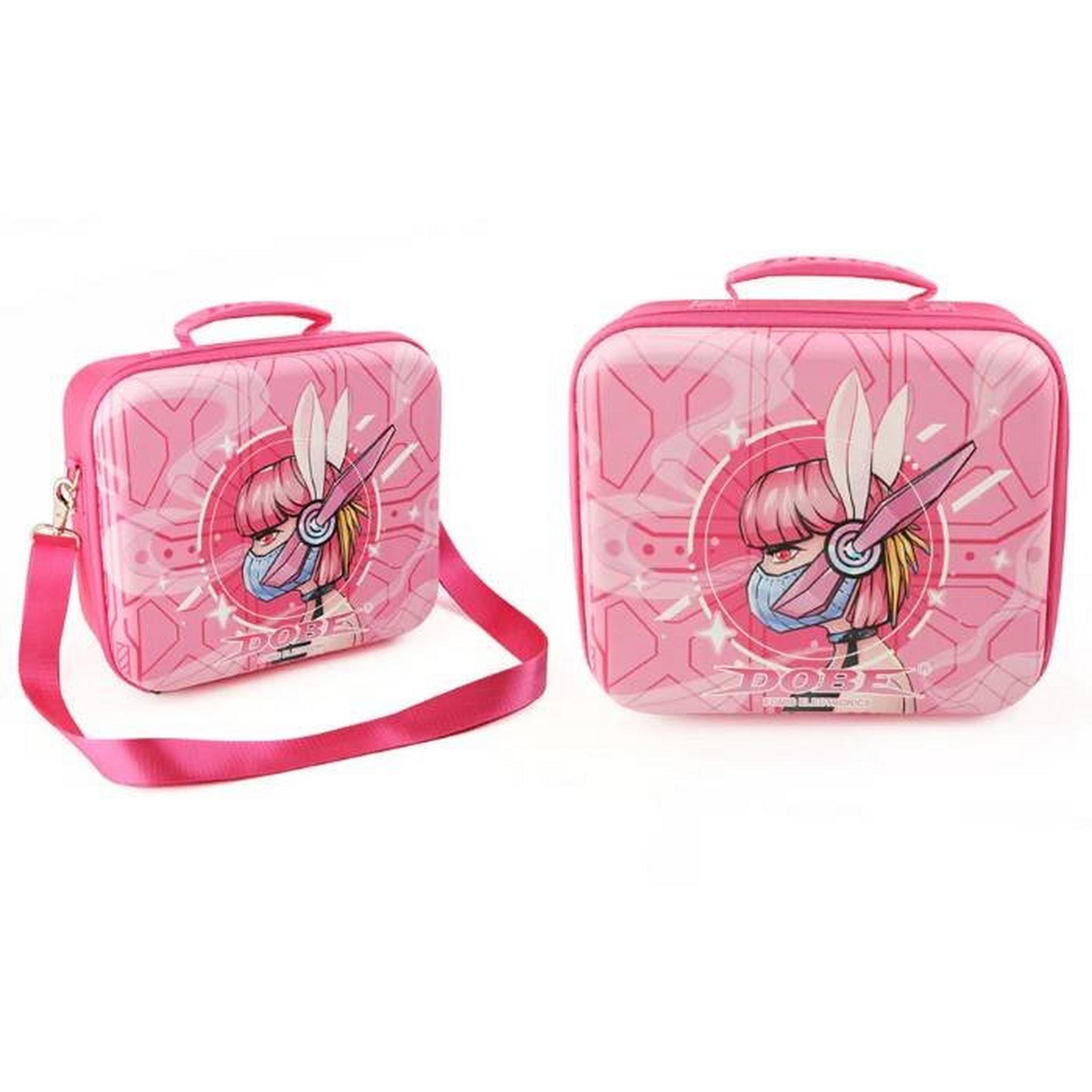 Dobe Nintendo Switch/Switch OLED Storage Bag – Pink| Xcite Dobe Nintendo Switch/Switch OLED Storage Bag – Pink| Xcite