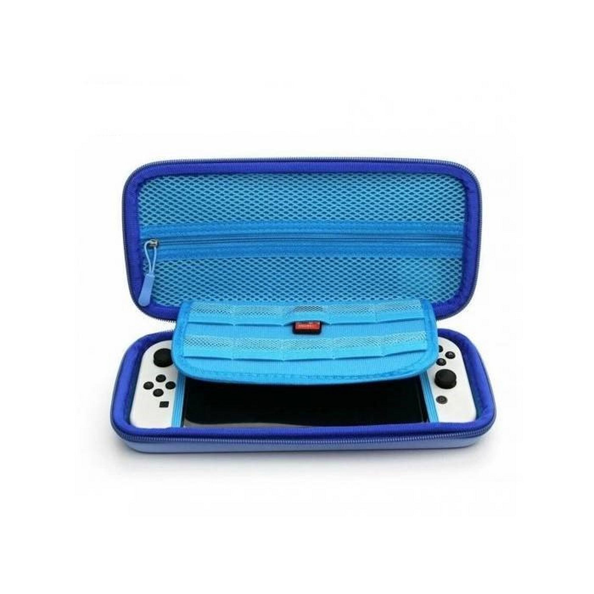 Dobe Nintendo Switch/Switch OLED Storage Case – Blue | Xcite Dobe Nintendo Switch/Switch OLED Storage Case – Blue | Xcite