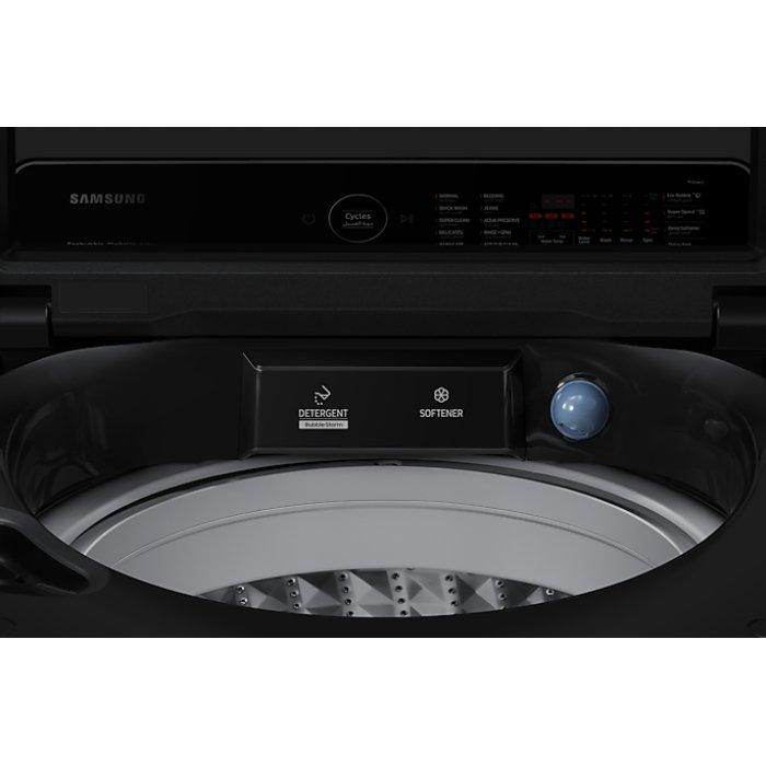 SAMSUNG Top Load Ecobubble Washing Machine 19KG Black| Xcite