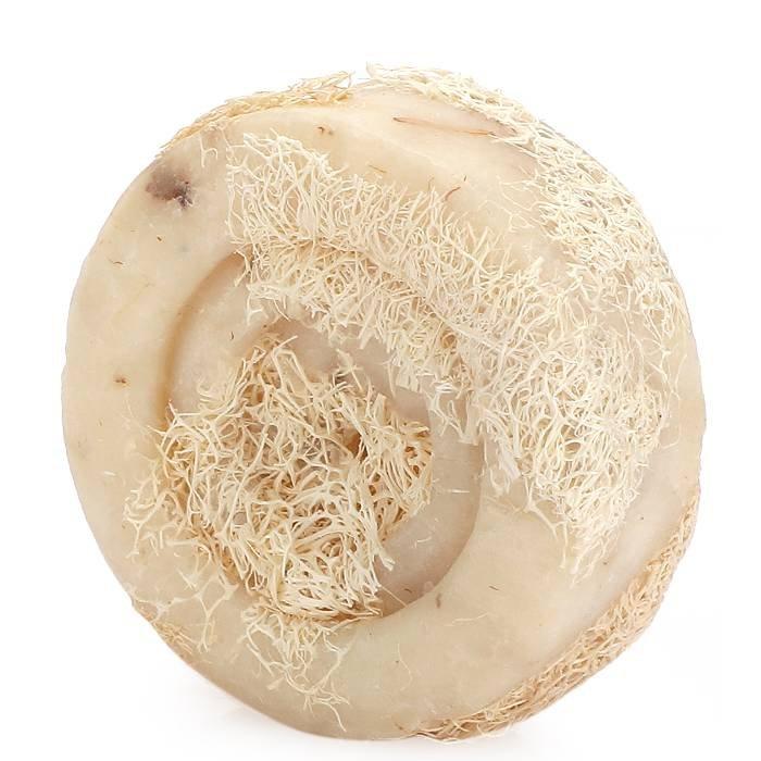 Khan Al Saboun Green Tea Herbal Soap with Loofah 70g| Xcite