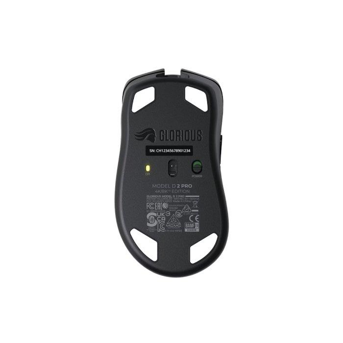 GLORIOUS D2 Pro Gaming Mouse 4K/8K Hz Edition Black| Xcite