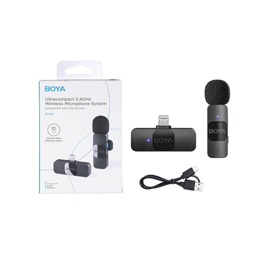 Boya Ultracompact 2.4GHz Wireless Microphone BY-V1| Xcite