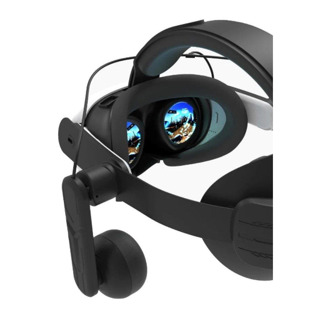 Gamax Head Mount with Earphones Meta Quest 3 Black| Xcite