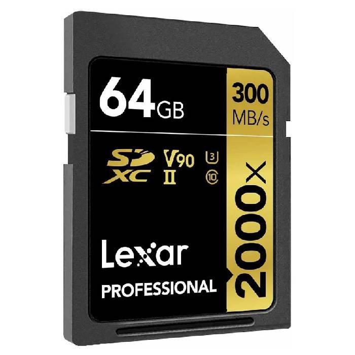 Lexar High-Performance 2000X Pro SDHC SDXC UHS-IISD| Xcite