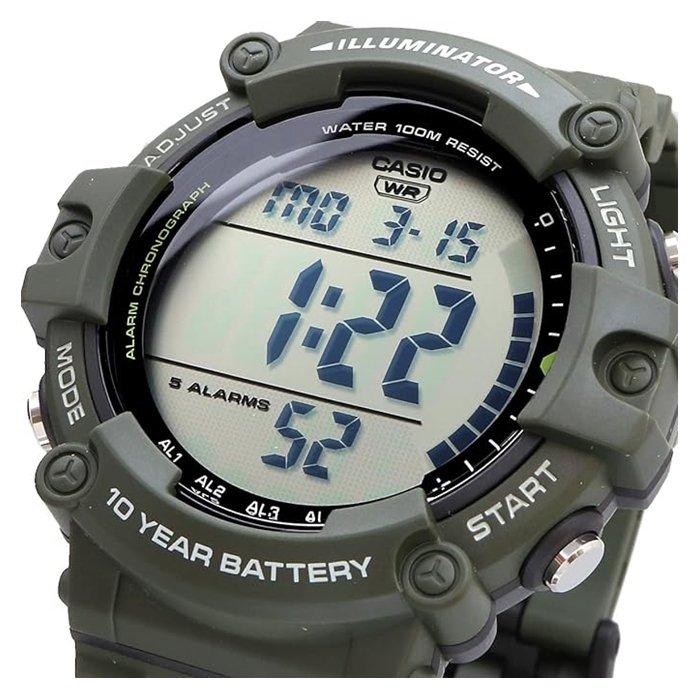 Casio Men’s Sport Watch Digital 54mm in Grey Color| Xcite