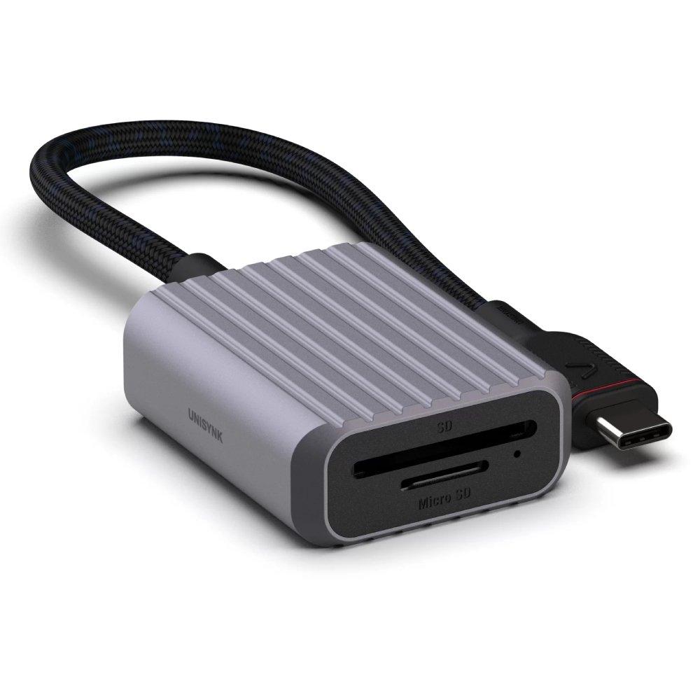 UNISYNK USB-C to MicroSD Card Adapter 10382 Grey| Xcite